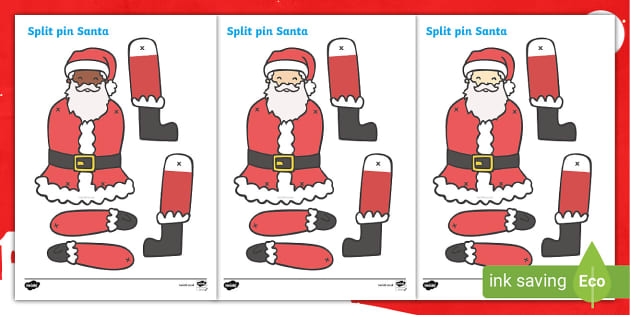 Split Pin (Santa) (creat de profesori) - Twinkl