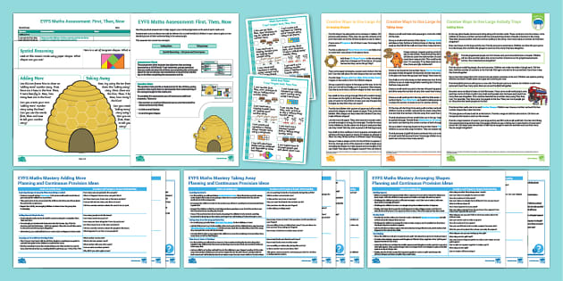 EYFS Maths Planning and Assessment Pack WRM First, Then, Now
