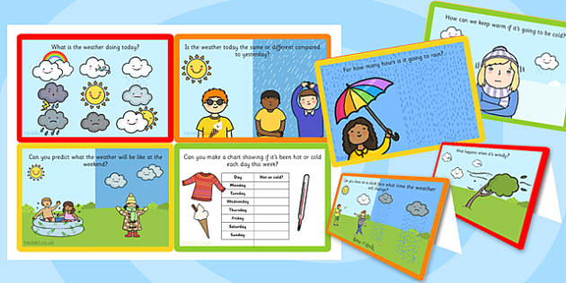 Challenge Cards Weather Forecasting (teacher made) - Twinkl