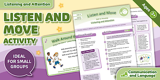 EYFS Communication and Language Activity: Active Listening