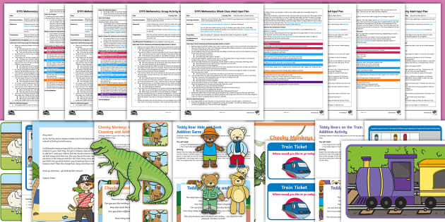 Nursery Maths Planning: Grouping Numbers Adult Input Planning and Resource