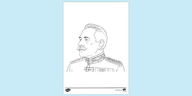General Douglas Haig Colouring Sheet | Colouring Sheets