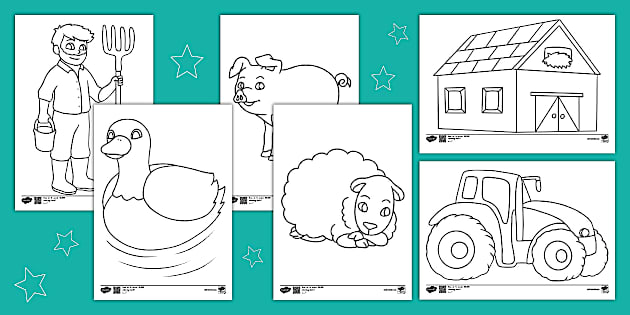 My First Farm Colouring Pack - Twinkl Learning - Twinkl