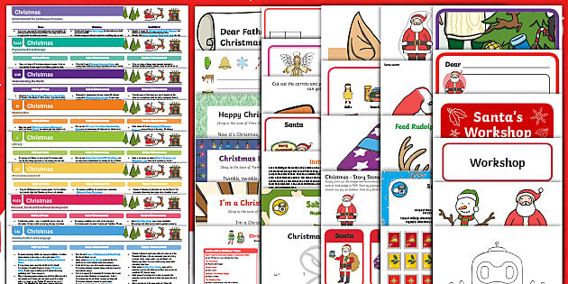 EYFS Christmas Activity Planning and Continuous Provision Ideas and ...