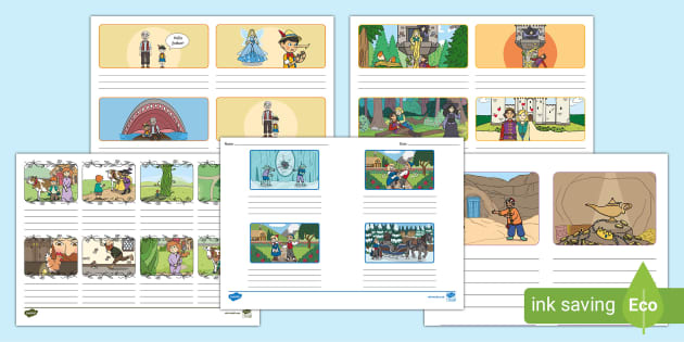 Traditional Tales Storyboard Pack (teacher made) - Twinkl