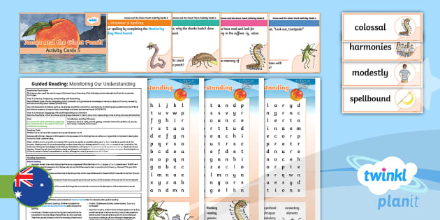 Year 4 James and the Giant Peach: Guided Reading Session 5