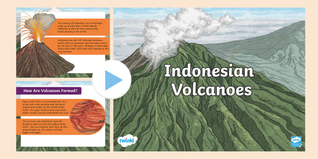Indonesian Volcanoes PowerPoint (teacher made) - Twinkl