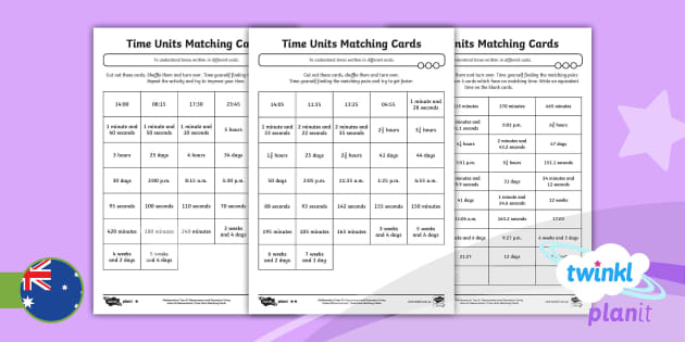 Year 5 Time Problems Involving Conversion Home Learning Tasks