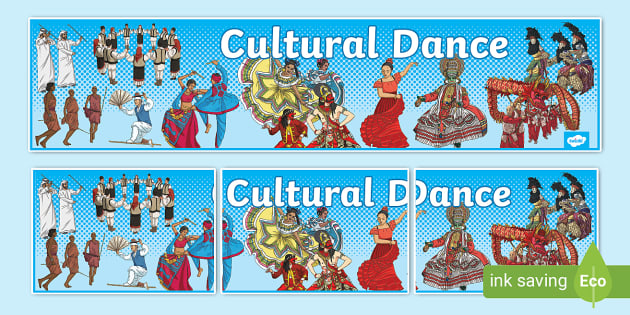 Cultural Dance Display Banner (teacher made) - Twinkl
