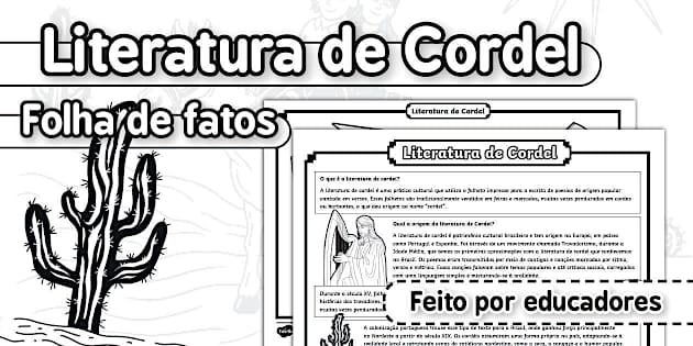 Literatura de Cordel - Folha de fatos