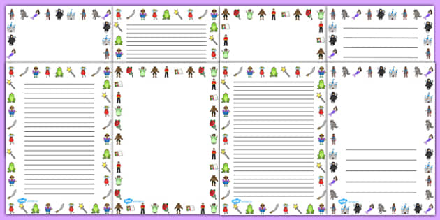 Fairy Tale Page Borders - fairy tale, page, borders, page