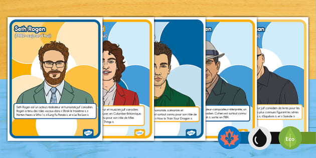 Remarkable Jewish Canadian Primary Poster Pack French