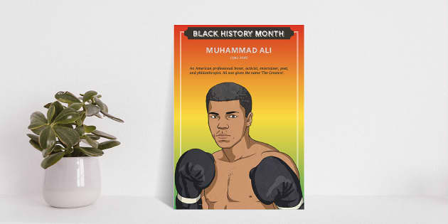 Muhammad Ali Postcard | Twinkl Party (teacher made) - Twinkl