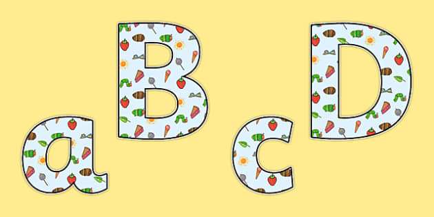 FREE! - Display Lettering to Support Teaching on The Very Hungry ...