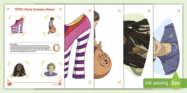 1970's Party Corners Game