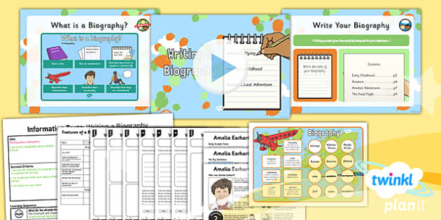 Explorers: Up and Amelia Earhart: Information Texts 2 Y2 Lesson Pack