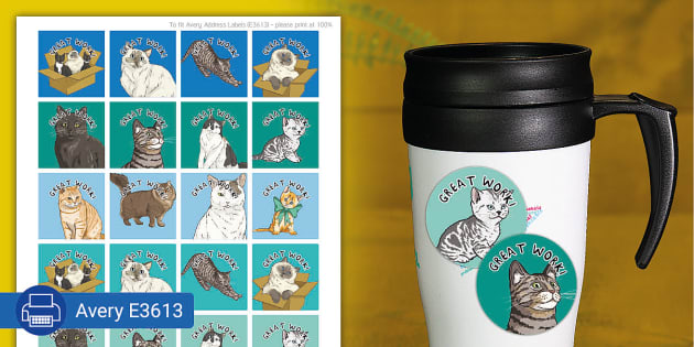 Cats & Kittens - Summer Colour - Reward Stickers