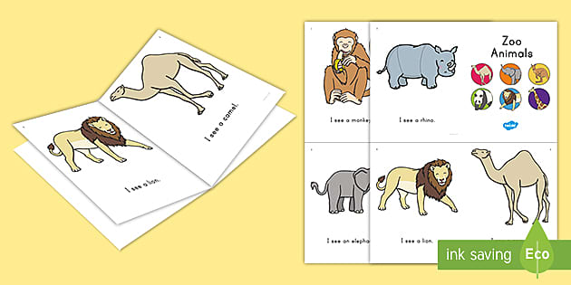 FREE! - Zoo Animals Early Emergent Reader (teacher made)
