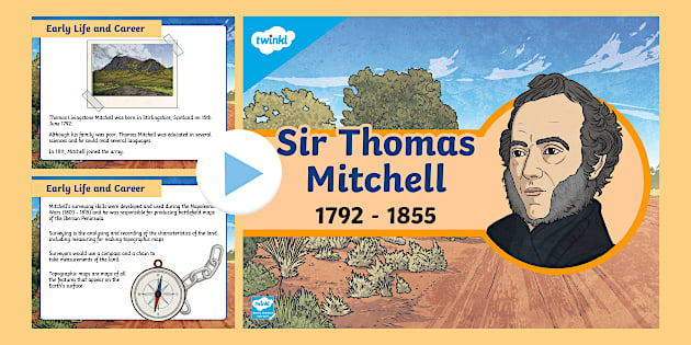 Thomas Mitchell Information PowerPoint - Twinkl