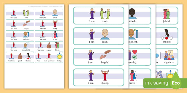 Twinkl Symbols: Positive Affirmations Pack (Lehrer gemacht)