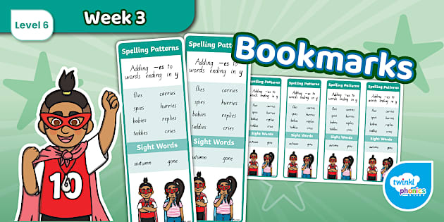 Twinkl Phonics Adding -es to Words Ending in 'y' - Level 6 Week 3 ...