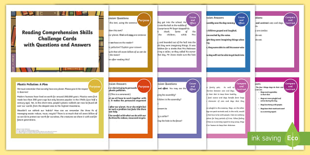 Reading Comprehension Year 4 Reading Comprehension Year 4