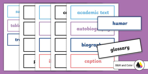 Tier 3 Vocabulary Word Cards: Nonfiction for 3rd-5th Grade