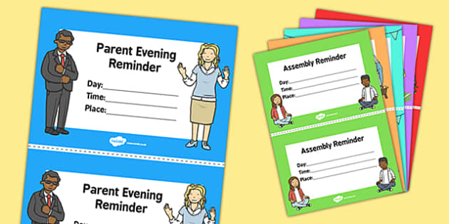 Event Reminder (teacher made) - Twinkl