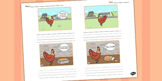 Chicken Little Reading Fair Storyboard Examples