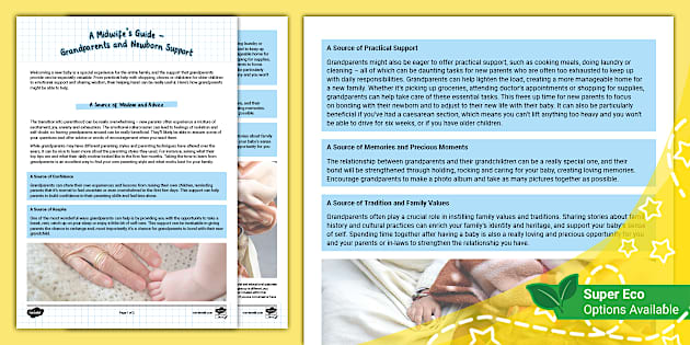 A Midwife’s Guide – Grandparents and Newborn Support