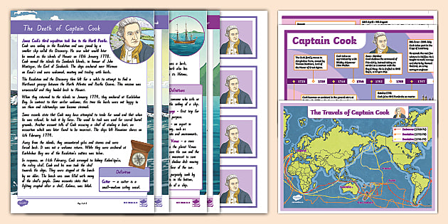 Captain James Cook Resource Pack (teacher made)