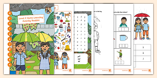 Aus Twinkl Phonics | Phonics Worksheets Booklet Level 2