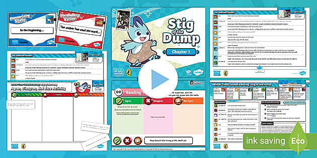 FREE! - Stig of the Dump Whole-Class Guided Reading: Chapter 1 [LKS2]
