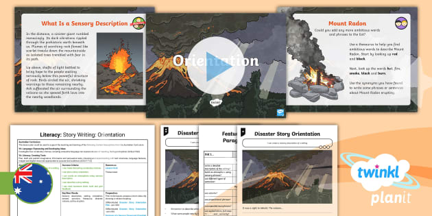 Year 6 Earthquakes and Volcanoes Story Writing Lesson 1