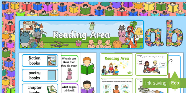EYFS Reading Area Classroom Set Up Pack - reading area