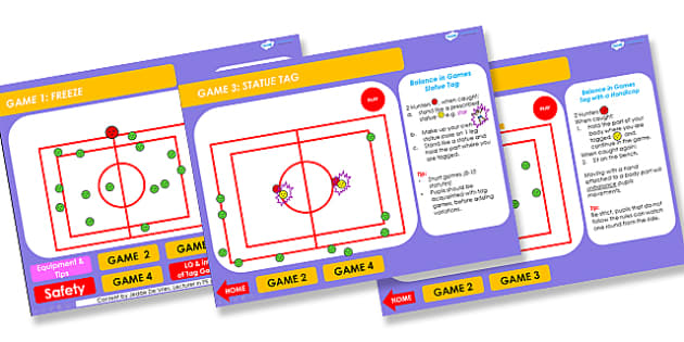 PE Balancing in Games 4 5 6 Years Lesson Ideas PowerPoint