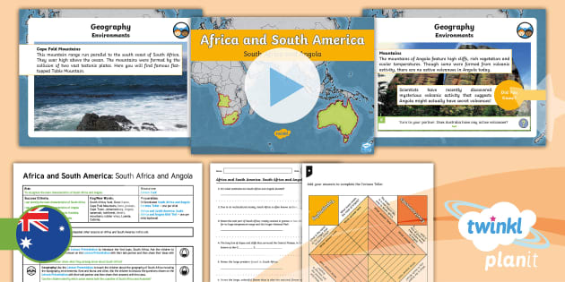 Year 4 HASS Geography Africa and South America Lesson 3