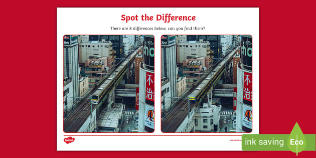 FREE! - * NEW * Japanese Train Station Spot the Difference