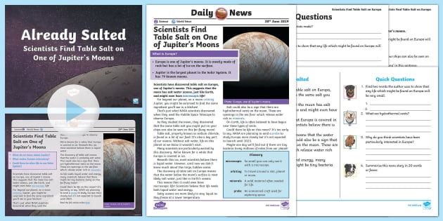 UKS2 Jupiter Planet Project Resource Pack