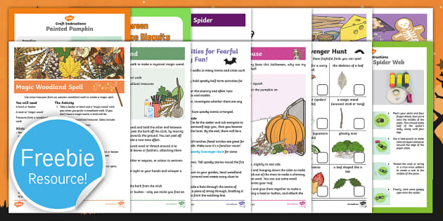 FREE! - Halloween Family Fun Activity Pack (teacher made)