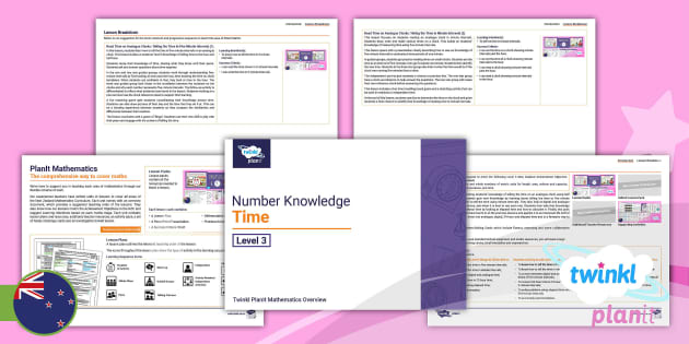 Level 3 Time Overview (l'insegnante ha fatto) - Twinkl