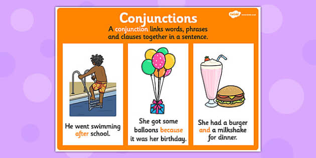 Conjunction Display Poster Teacher Made