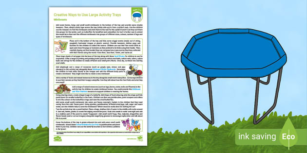 Minibeast Sensory Activities 2-year-olds | EYLF Resources