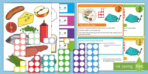 EYFS Maths One More and One Less Chilli Challenges: Making Dinner