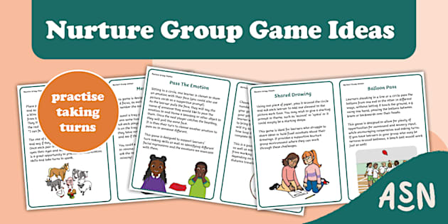 Nurture Group Games To Support Turn Taking and Teamwork