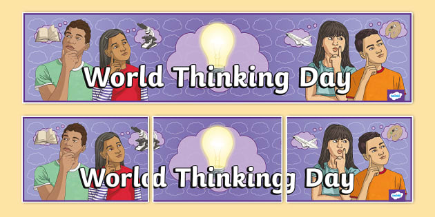World Thinking Day Display Banner (teacher made) - Twinkl