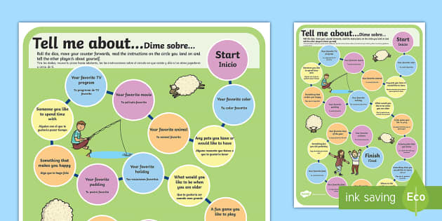 Getting to know you Board Game South American Spanish