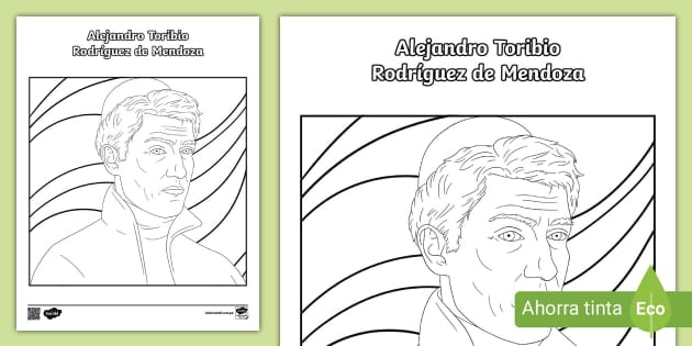 Toribio Rodriguez de Mendoza para colorear | Twinkl Perú