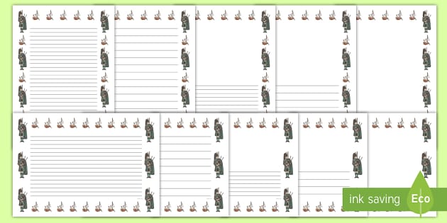 World Pipe Band Championships Page Border Pack - Twinkl