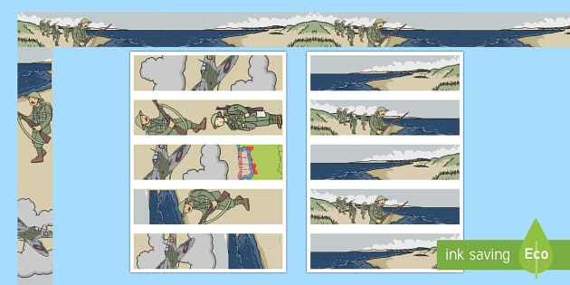 D-Day Display Borders (teacher made)